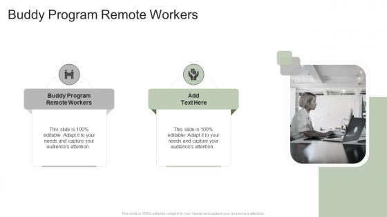 Buddy Program Remote Workers PowerPoint Presentation and Slides | SlideTeam