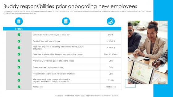 Onboarding Buddy Program PowerPoint Presentation and Slides | SlideTeam