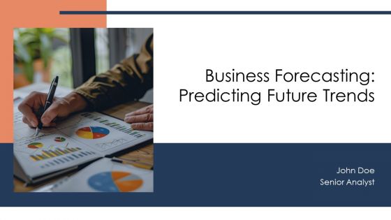 Business Forecasting Predicting Future Trends PPT Mockup AT