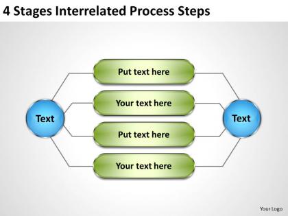 4 Step Process Stages Infographic PowerPoint Presentation and Slides ...