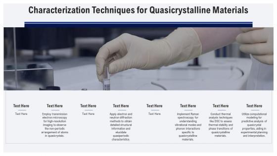 Materials Characterization Techniques PowerPoint Presentation and ... Materials Characterization Techniques PowerPoint Presentation and ...