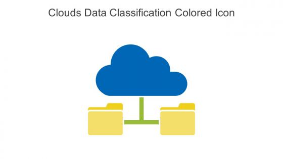 Clouds Data Classification Colored Icon In Powerpoint Pptx Png And Editable Eps Format Ppt