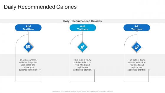 Daily Recommended Calories PowerPoint Presentation and Slides PPT Slide | SlideTeam