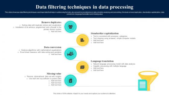 Data Filtering Processing PowerPoint Presentation and Slides PPT Presentation | SlideTeam