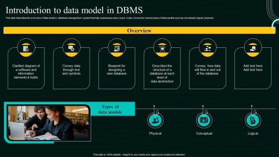 Data Model In DBMS PowerPoint Presentation and Slides PPT Slide | SlideTeam