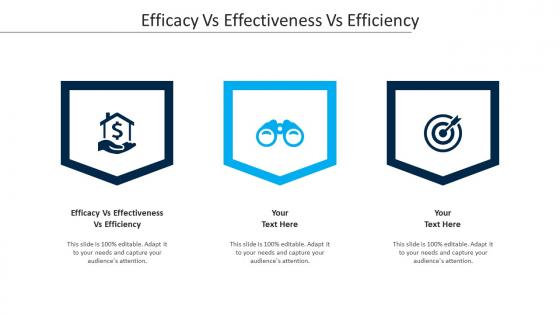 Efficacy Vs Effectiveness Vs Efficiency PowerPoint Presentation and Slides PPT Slide | SlideTeam