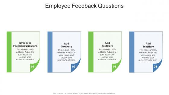 Employee Feedback Questions PowerPoint Presentation and Slides PPT Template | SlideTeam