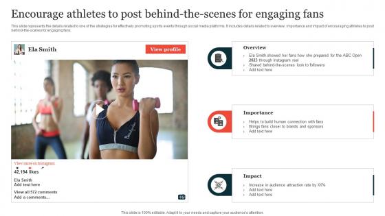 Sports Athlete PowerPoint Presentation and Slides PPT Example | SlideTeam