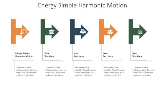 Energy Simple Harmonic Motion PowerPoint Presentation and Slides | SlideTeam