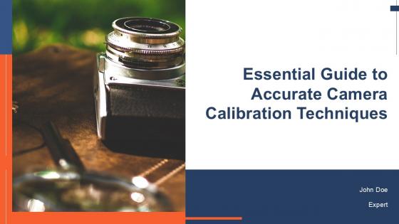 Camera Calibration PowerPoint Presentation and Slides PPT PowerPoint | SlideTeam
