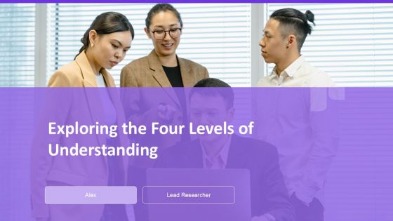 Exploring The Four Levels Of Understanding PPT Sample ACP