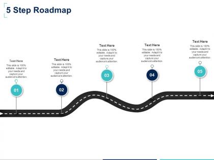 5 Step Roadmap - Slide Team