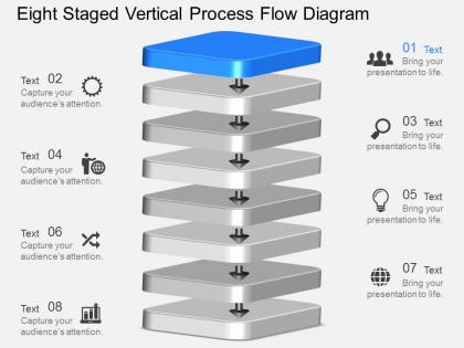 Vertical Flow Chart PowerPoint Presentation and Slides | SlideTeam