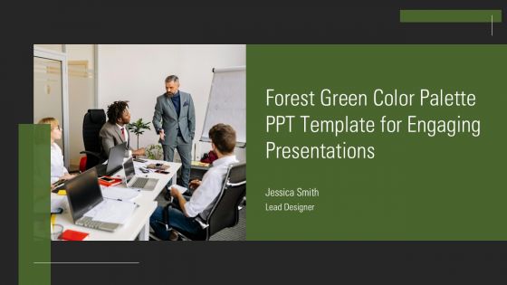 Forest Green Color Palette PPT Template For Engaging Presentations PPT H