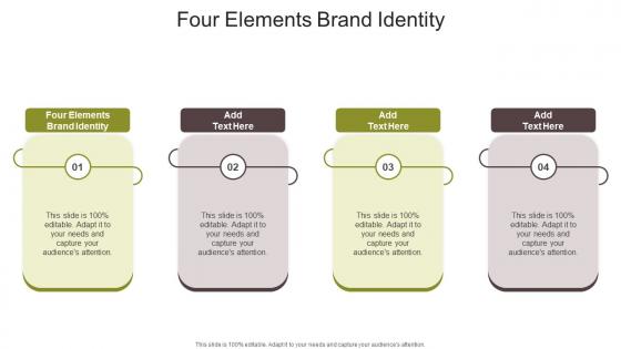 Four Elements Brand Identity PowerPoint Presentation and Slides | SlideTeam
