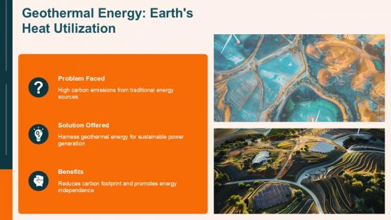 Geothermal Energy Earths Heat Utilization Ecological Energy PPT Outline ...