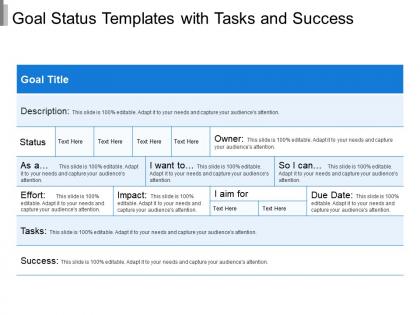Status Template - Slide Team
