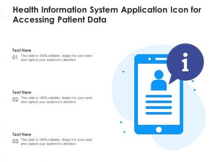 Patient Information Icon PowerPoint Presentation and Slides PPT Slide ...