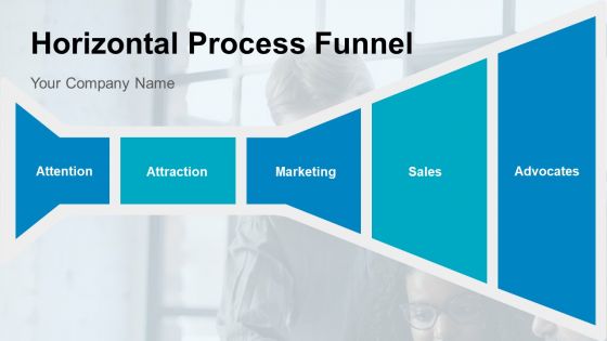 Horizontal Process Funnel Goal Achievement Marketing Conversion Product ...