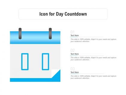 Icon For Day Countdown PowerPoint Presentation and Slides PPT Template ...