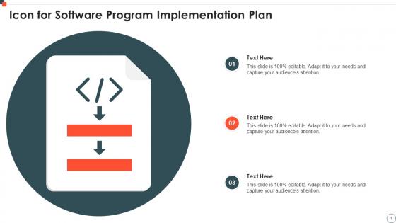 Software Program Implementation Plan Flow PowerPoint Presentation and Slides | SlideTeam