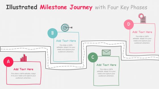 Illustrated Milestone Journey With Four Key Phases Infographic ...