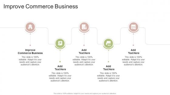 Improve Commerce Business PowerPoint Presentation and Slides | SlideTeam