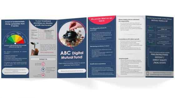 Investment Mutual Fund Brochure Trifold PPT Sample