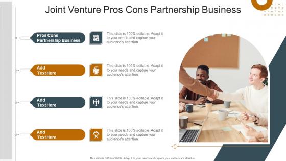Joint Venture Business PowerPoint Presentation and Slides PPT Template ...