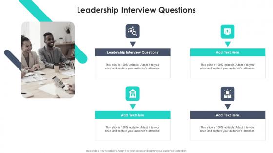 Interview Leadership Questions PowerPoint Presentation and Slides PPT Slide | SlideTeam