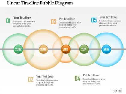 Bubble Timeline - Slide Team