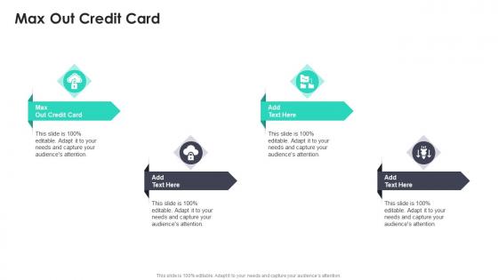 Max Out Credit Card PowerPoint Presentation and Slides | SlideTeam