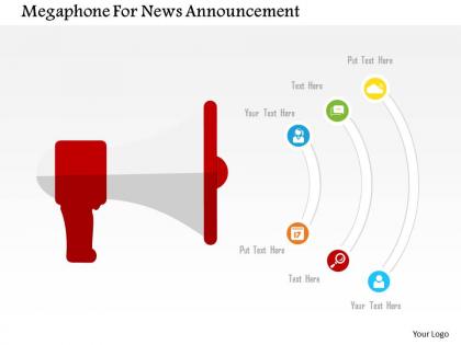 Megaphone Icon - Slide Team