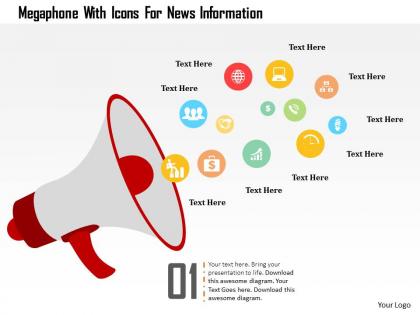 Megaphone Icon - Slide Team