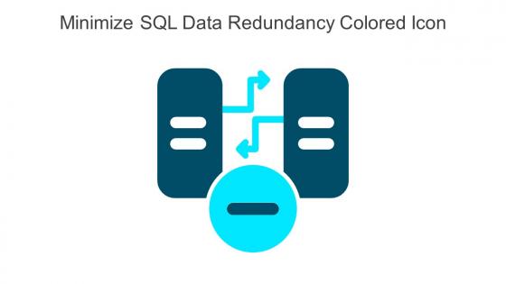 Minimize Data Redundancy Icon PowerPoint Presentation and Slides | SlideTeam