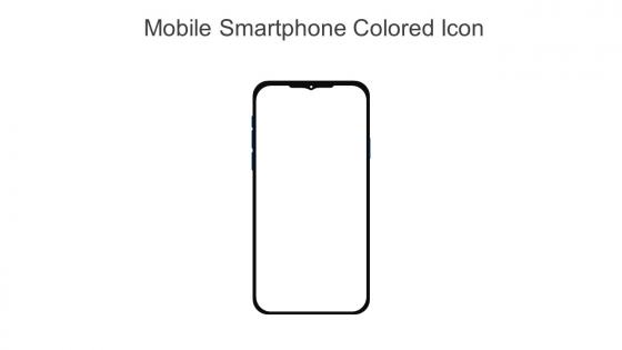 Mobile Smartphone Colored Icon In Powerpoint Pptx Png And Editable Eps ...
