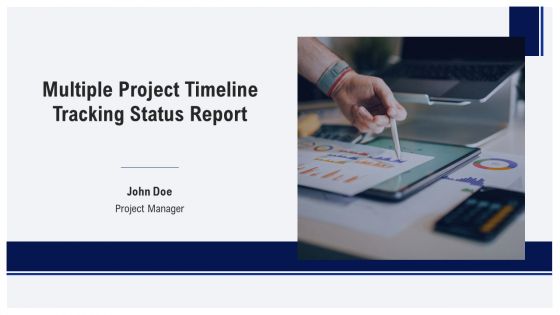 Multiple Project Timeline Tracking Status Report PPT Summary AT