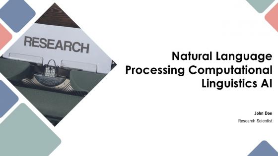 Natural Language Processing Computational Linguistics AI PPT Presentation ST AI PPT Example