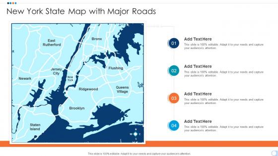 New York Map - SlideTeam