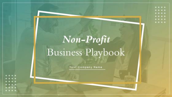 Non-profit business playbook PowerPoint Presentation and Slides PPT Template | SlideTeam