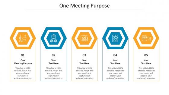 Meeting Purpose - Slide Team