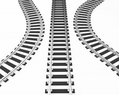 Two Tracks PowerPoint Presentation and Slides PPT Example | SlideTeam