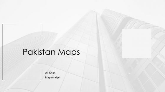 Pakistan Maps PPT Slides AT