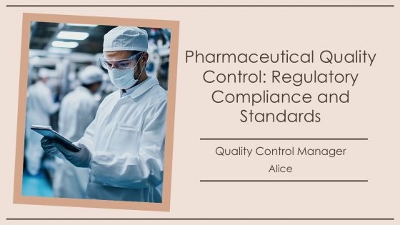 Pharmaceutical Quality Control Regulatory Compliance And Standards PPT ...