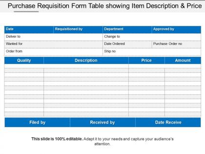 Purchase Requisition - SlideTeam
