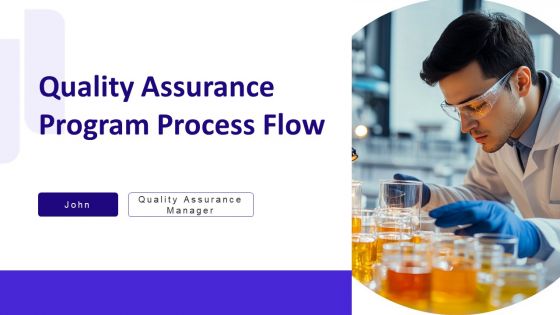 Quality Assurance Program Process Flow PPT Presentation AT