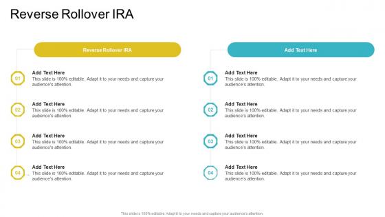 Reverse Rollover Ira PowerPoint Presentation and Slides | SlideTeam