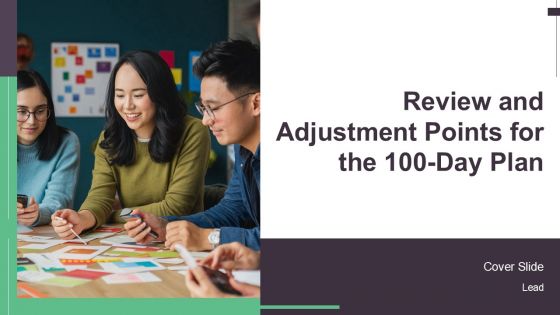 Review And Adjustment Points For The 100 Day Plan PPT Structure AT