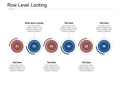 Row Level Locking PowerPoint Presentation and Slides PPT Example | SlideTeam