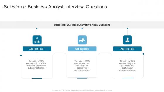 Salesforce Business Analyst Interview Questions In Powerpoint And ...